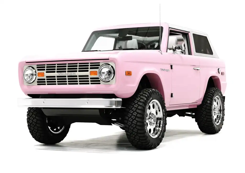 Loveshack Pink Modern Vintage Car (Formerly Vintage Broncos)