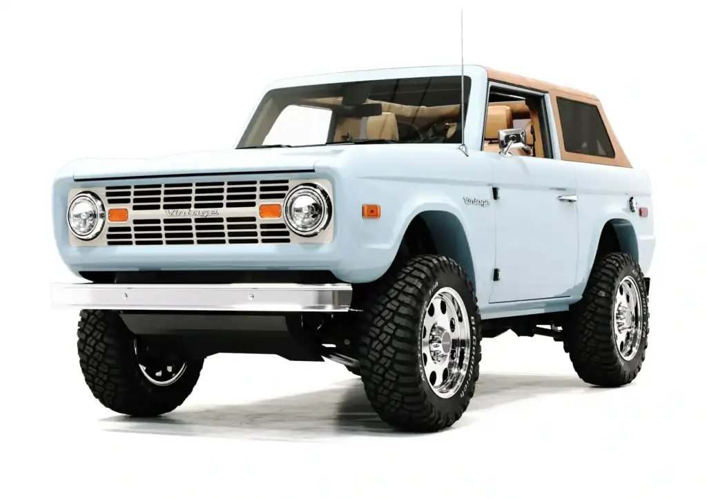 Diamond Blue Modern Vintage Car (Formerly Vintage Broncos)